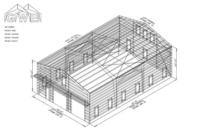 45 x 70 Barndominium Steel Building Kit – Great Western Building Systems